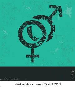 Sex Symbol Design On Green Backgroundgrunge Stock Vector Royalty Free Shutterstock