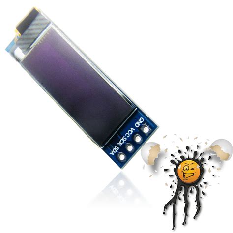 0 91″ oled lcd display 128×32 ssd1306 i2c iic weiß 3 3 5v iot powered by androegg de