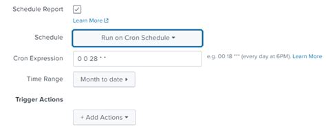 how to use cron schedule to automatically send a r splunk community