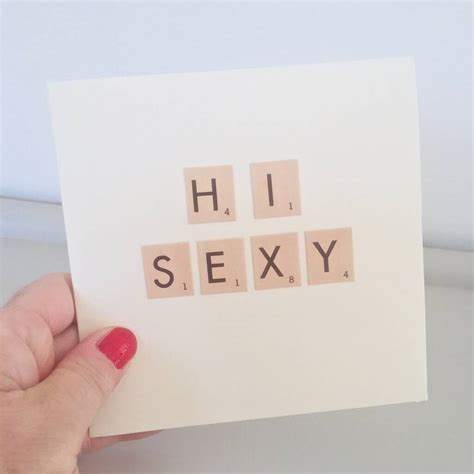 Hi Sexy Handmade Card By Chapel Cards