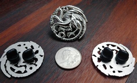 House Targaryen 3d Pin Game Of Thrones Etsy