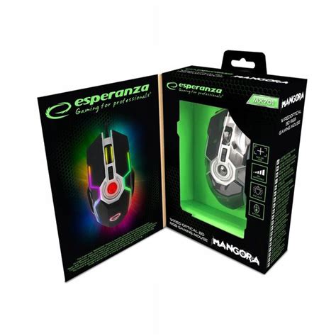 MYSZKA OPTYCZNA GAMINGOWA LED RGB MYSZ Przewodowa ERLI Pl