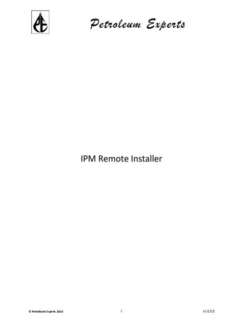 Ipm Remote Installer Pdf Installation Computer Programs Computer Architecture