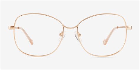 Maude Cat Eye Rose Gold Glasses For Women Eyebuydirect