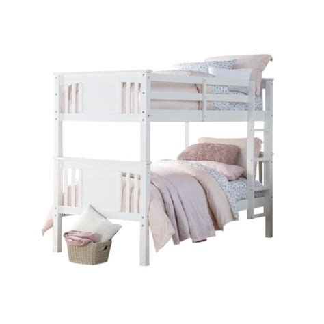 Dorel Living Dylan Twin Bunk Bed In White 1 Kroger
