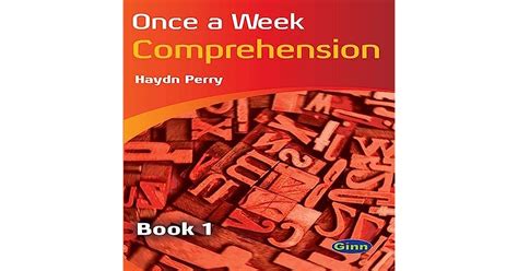 Ginn Once A Week Comprehension By Pearson For Class 1 By Haydn Perry