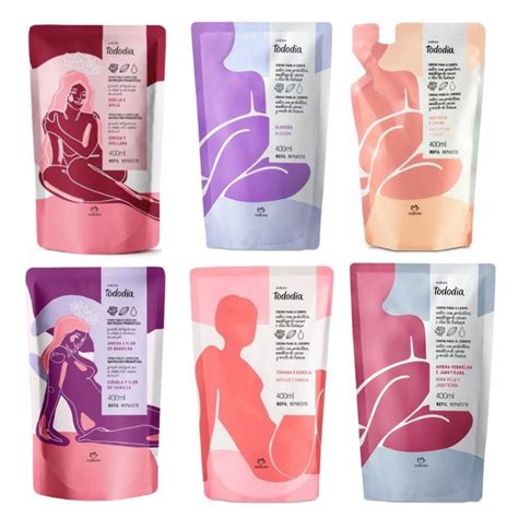 Refil Creme Hidratante Corporal Natura Tododia 400ml Shopee Brasil