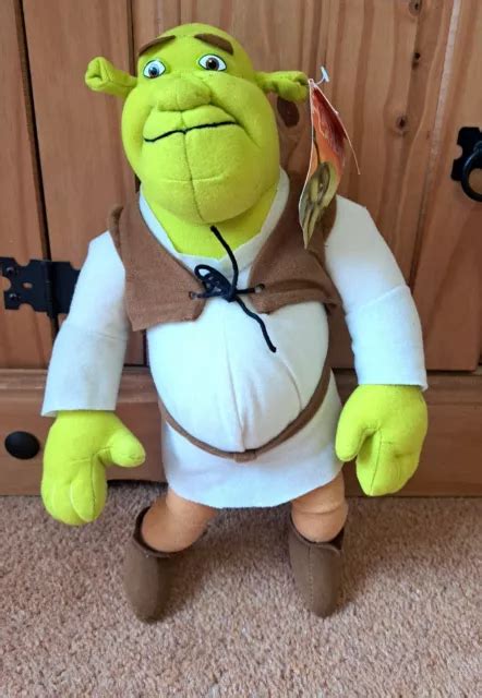 Dreamworks Shrek 2 Shrek Ogre” Play By Play 13” Soft Plush Toy With