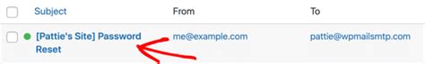 wordpress not sending password reset email how to fix it