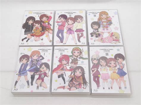 【やや傷や汚れあり】【05】blu Ray アイドルマスター シンデレラガールズ劇場 第1~3巻2nd Season 第1~3巻 セットの