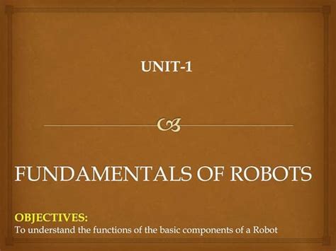 Chapter 8 Robot Control System Ppt