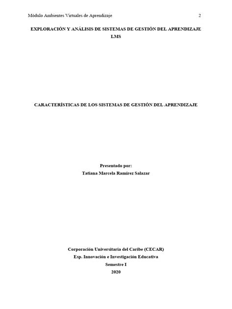 Características De Los Sistemas De Gestión Del Aprendizaje Pdf