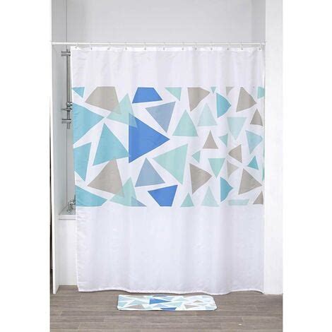 Cortina de ducha de poliéster x cm geometrik Tendance