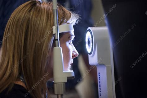 Eye Biometry Demonstration Stock Image C024 3271 Science Photo