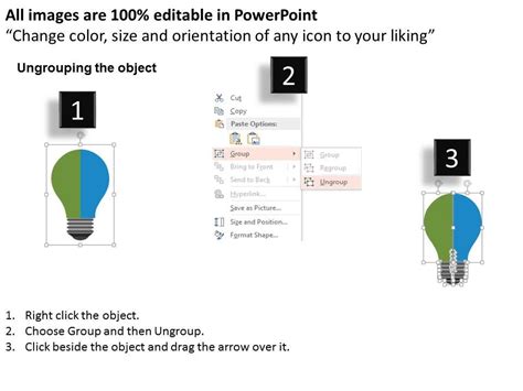 Bulb Infographic For Sales Planning Powerpoint Templates