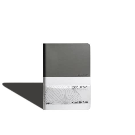 Zequenz Basic Plus A5 Graywhite Gridblank สมุดโน๊ต Zequenz สีเทาสี