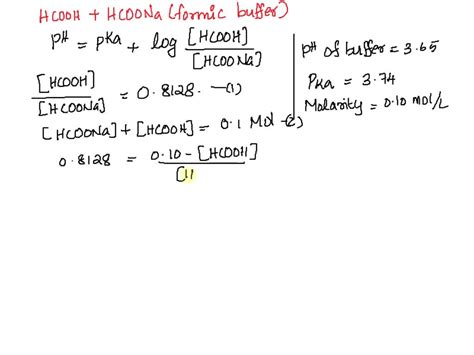 Solved You Have To Prepare A Ph 3 60 Buffer And You Have The Following 0 10m Solutions