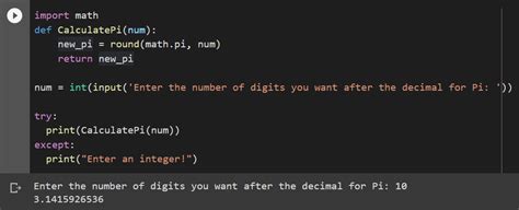 Find Pi To Nth Digit Devpost