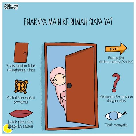 Gambar Adab Bertamu 54 Koleksi Gambar