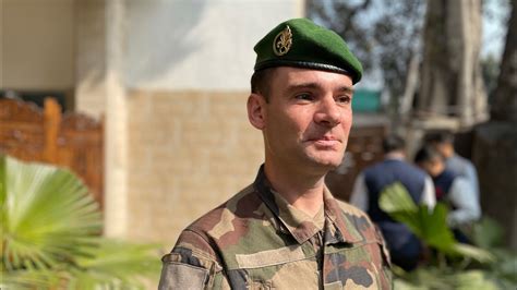 French Foreign Legion Capt Loic Alexandre Speaks On Contingent