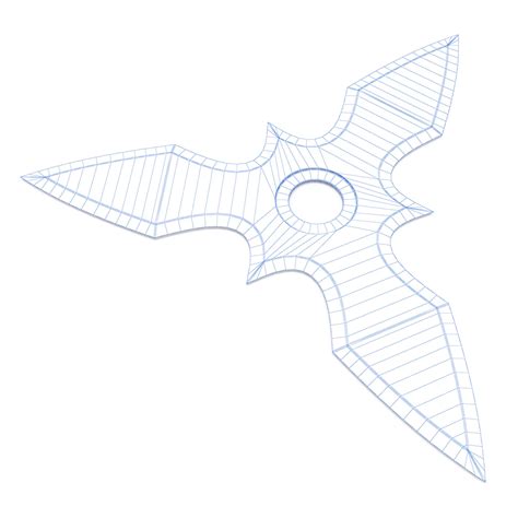 Shuriken 6 3d Model By Cgpixel