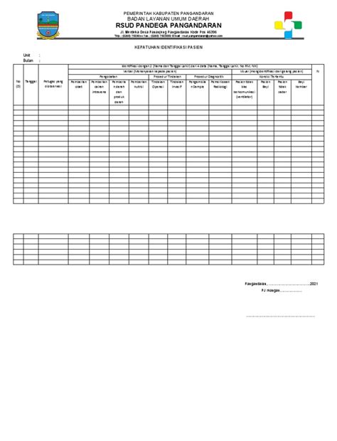 Kepatuhan Identifikasi Pasien Word Edit Pdf