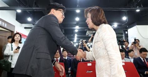 나경원 한동훈에 “이재명 따라하기완벽한 한재명” 비난 민중의소리