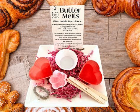Diy Edible Butter Candle Bundle Kit Create Artisanal Butter Candles