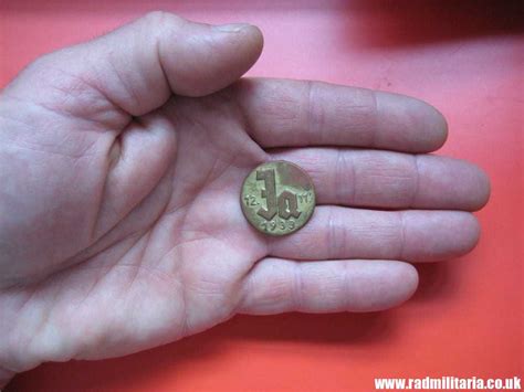 And Pre Ww2 Original German Tinnie Badge Ja 12111933” A Hitler