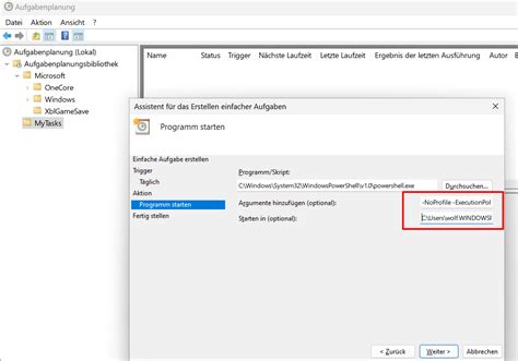 PowerShell Script als geplante Aufgabe ausführen WindowsPro