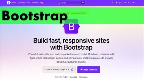 Página HTML Bootstrap YouTube