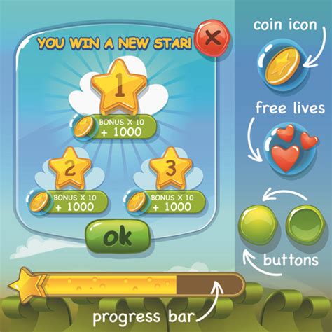 Game Button Vectors Free Download New Collection