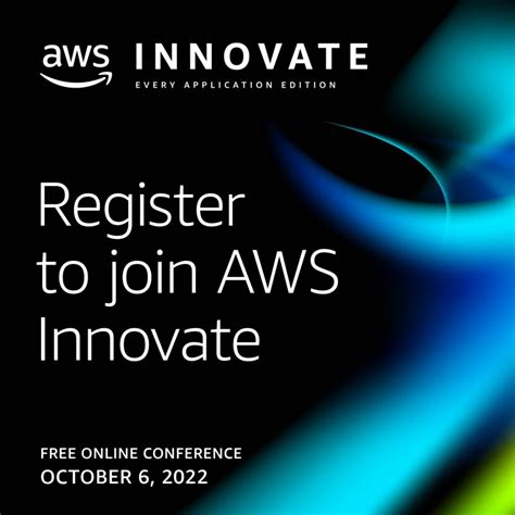 Amazon Web Services Aws On Linkedin Register Aws Innovate Every