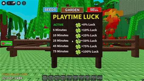 Grow A Garden Roblox How To Get Playtime Luck Deltias Gaming