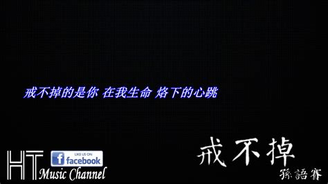 孫語賽 戒不掉 多少次想戒掉 多少次徒勞【動態歌詞】 Youtube