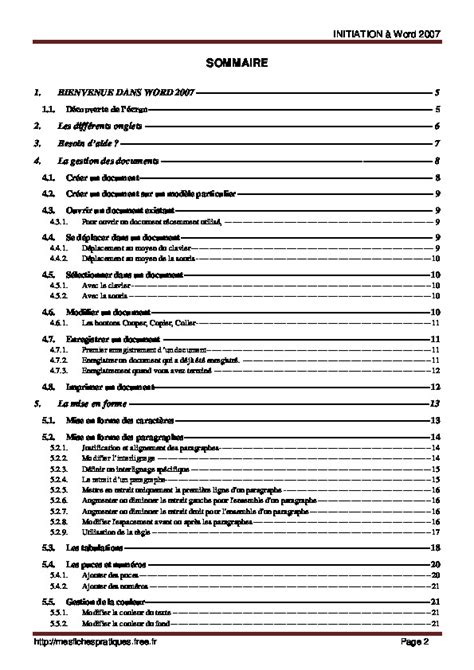 Cours Dinitiation à Word 2007 Coursinfopdf Com