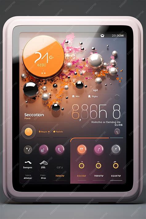 Premium Photo Iot Control Panel Ui Mockup Design A Userfriendly