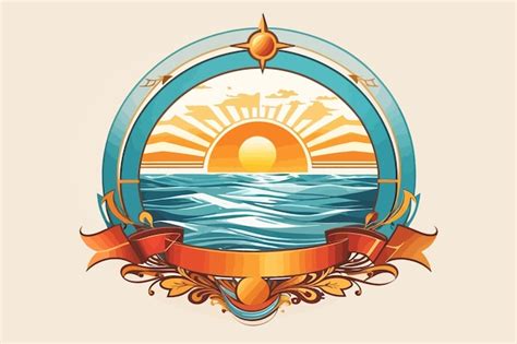 Crear un logotipo que represente la piscina el sol y una ilustración de