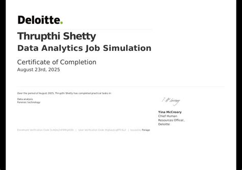 Deloitte Dataanalytics Forage Forensictechnology Upskilling Professionalgrowth Thrupthi