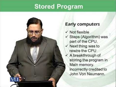 Stored Program Introduction To Computing CS101 Topic033 YouTube