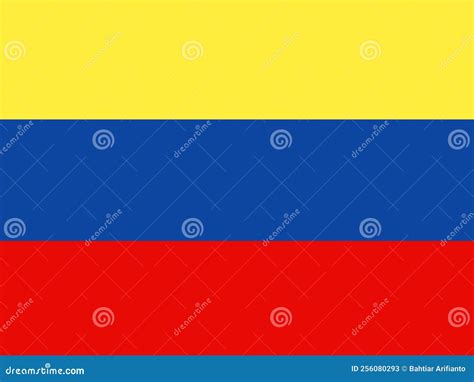 The Flag Of Colombia Stock Illustration Illustration Of Circle 256080293