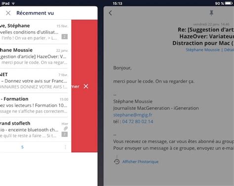Mail Spark Pour Ipad Est Disponible Igeneration