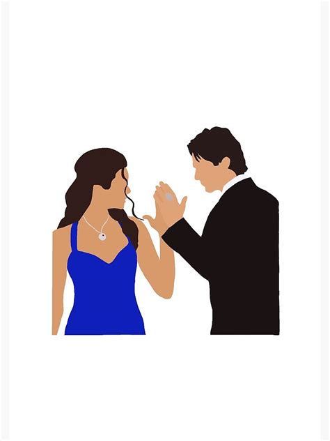 Damon And Elena Dancing At Miss Mystic Falls Spiral Notebook By