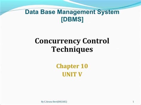 multiversion concurrency control techniques