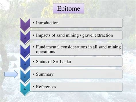 Impact Of River Sand Mining On Environment By Dulanjali M Wijethilake