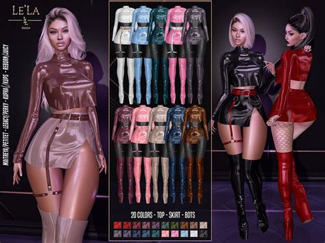 Second Life Marketplace Lela Iria Latex Outfit