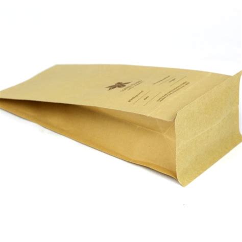 Flat Bottom Kraft Paper Bags Without Zipper Kraft Paper Bags