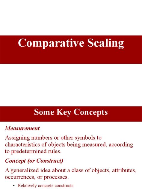 Mr Scaling Pdf Validity Statistics Level Of Measurement