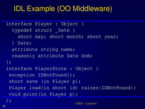 Cs551 Object Oriented Middleware I Chap 3 Of Edo Ppt Download
