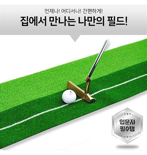 잇템 Long퍼팅매트 퍼팅연습기 실내 골프스윙연습 퍼팅기 골프연습매트 신상품 골프매트 3미터 티몬